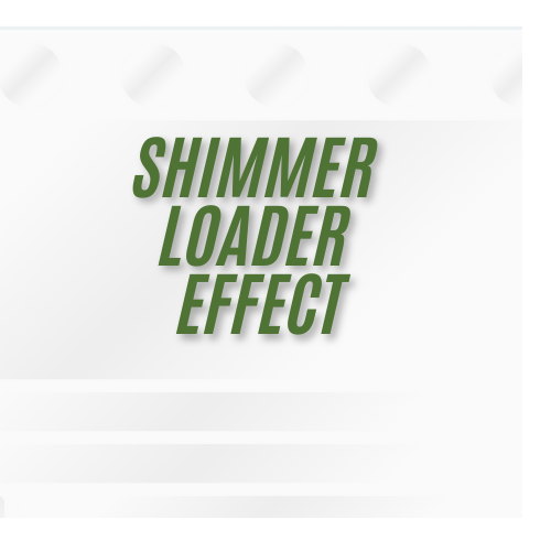 Shimmer Loader Effect Plugin | Bubble